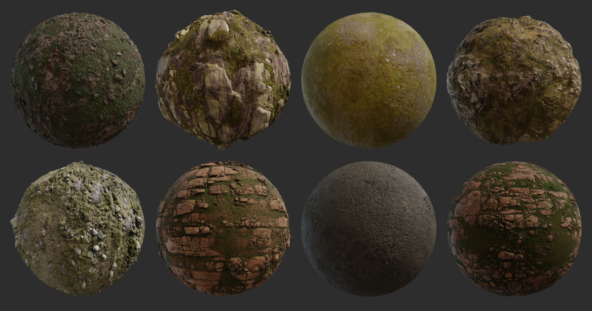 Textures: Aerial > Natural > Rock > Terrain • Poly Haven