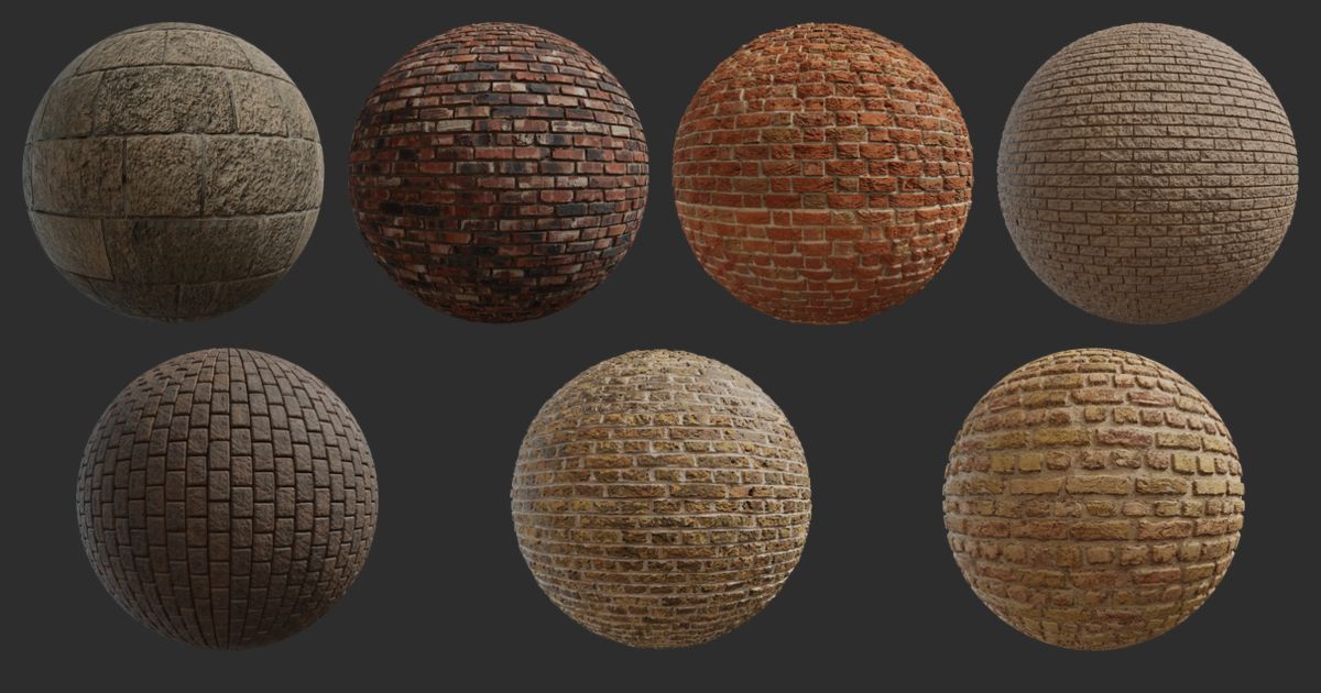 Textures: Brick > Clean > Indoor > Wall • Poly Haven