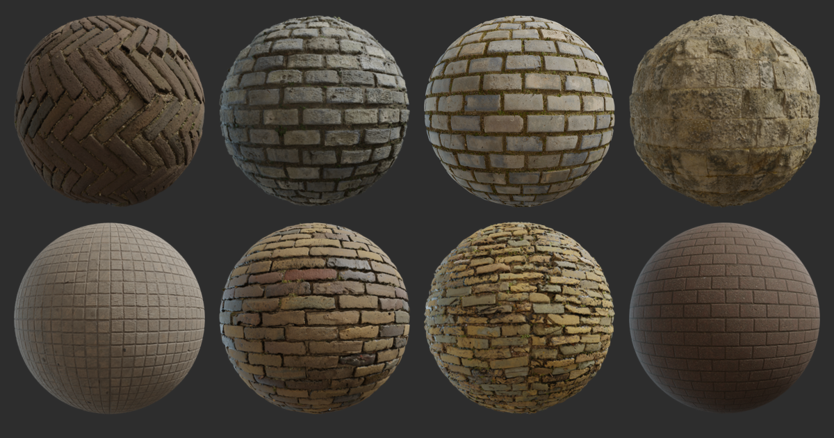 Textures: Brick > Dirty > Floor • Poly Haven