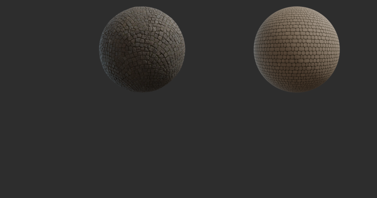 Textures: Brick > Floor > Man Made > Cobblestone • Poly Haven