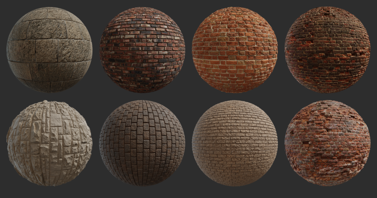 Textures: Brick > Indoor > Wall > Man Made • Poly Haven
