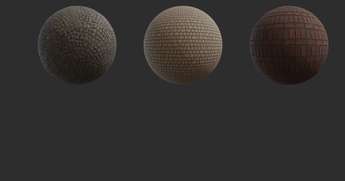 Textures: Brick > Man Made > Cobblestone • Poly Haven