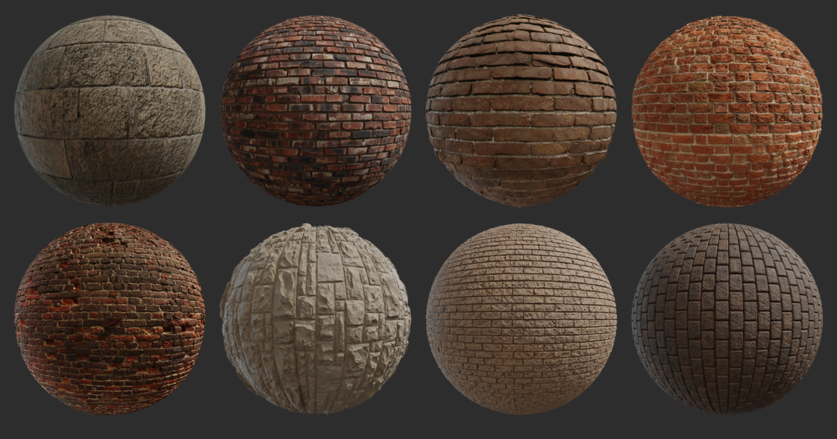 Textures: Brick > Man Made > Outdoor > Indoor • Poly Haven