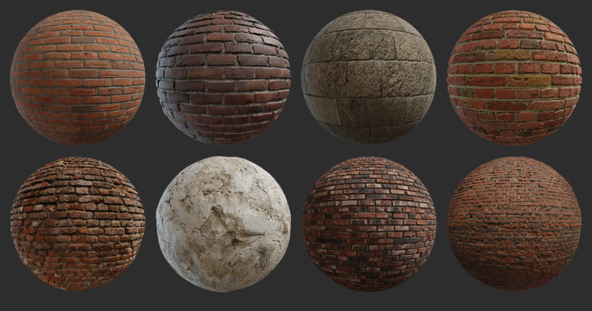 Textures: Brick > Man Made • Poly Haven