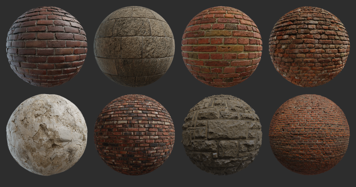 Textures: Brick > Outdoor > Wall • Poly Haven