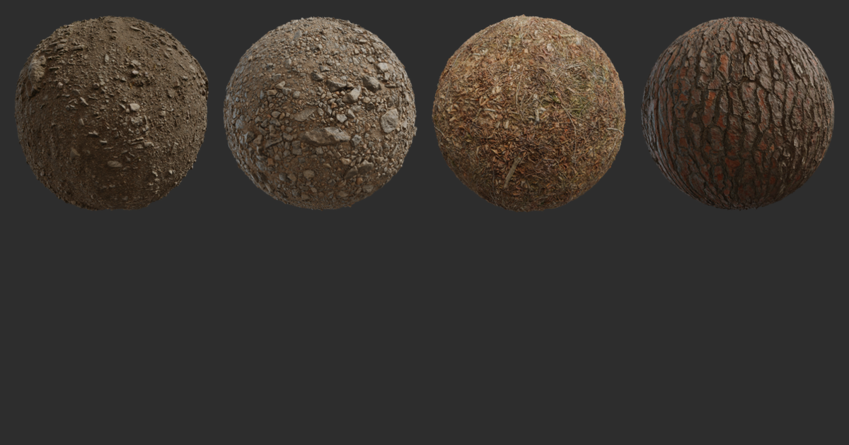 Textures: Collection: Pine_forest • Poly Haven