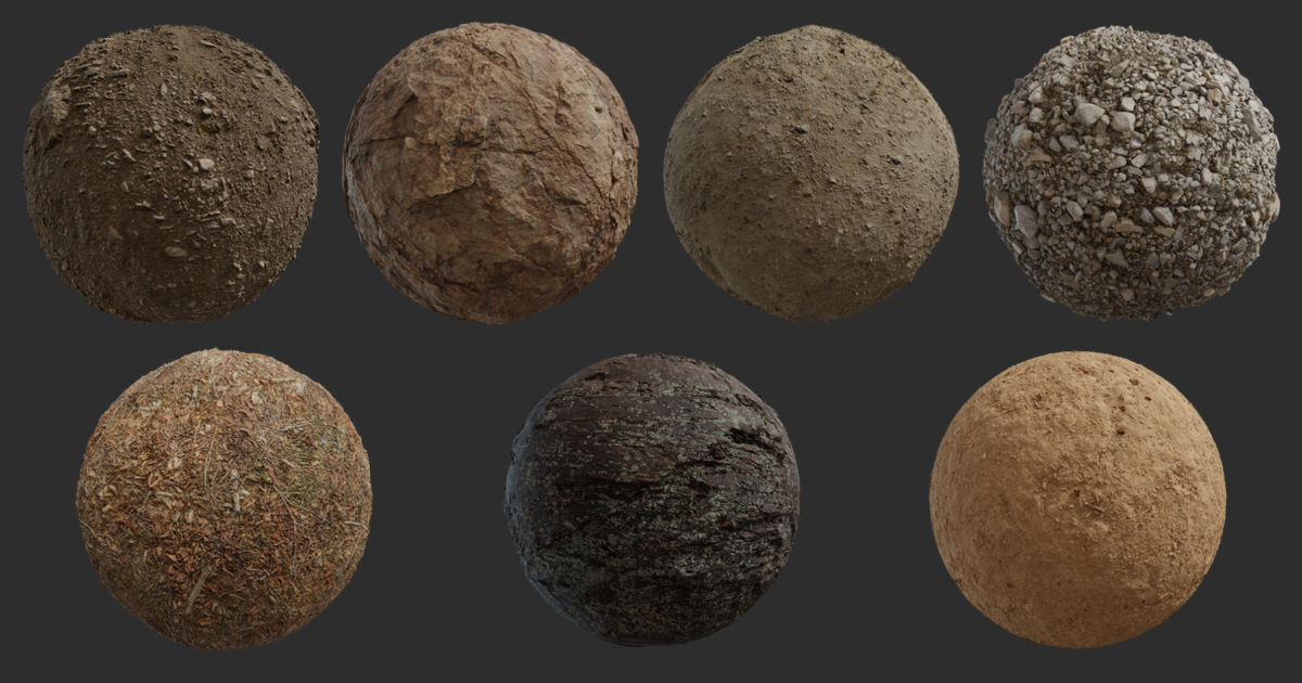 Textures: Collection: Verdant_trail • Poly Haven