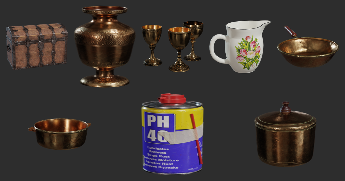 Models: Decorative > Containers > Props • Poly Haven