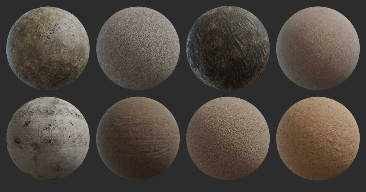 Textures: Floor > Concrete > Man Made > Outdoor • Poly Haven