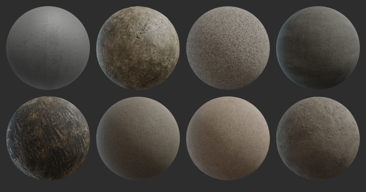 Textures: Floor > Man Made > Concrete • Poly Haven