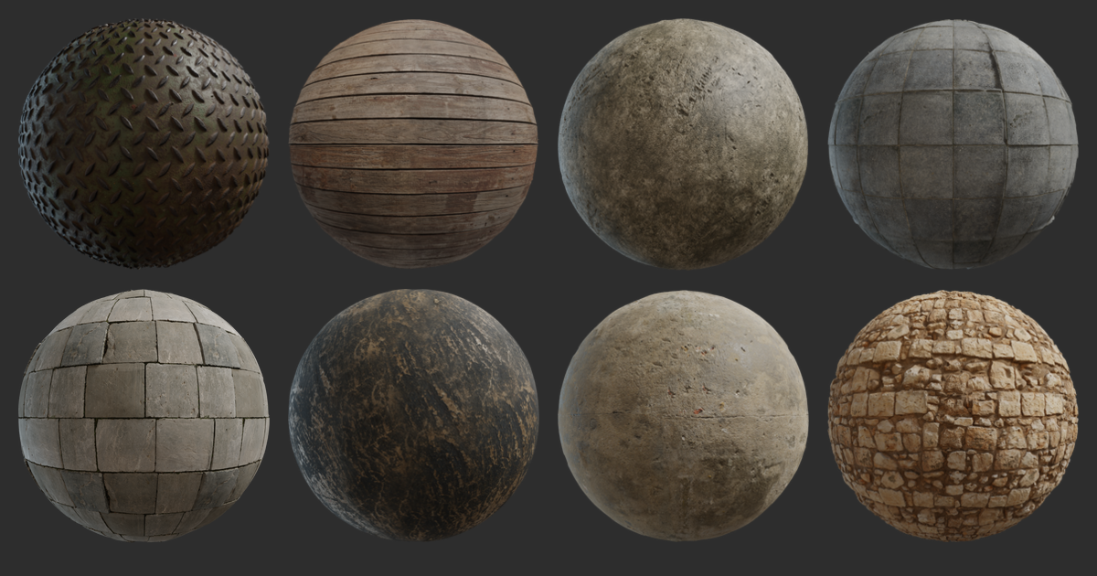 Textures: Floor > Man Made > Dirty > Outdoor • Poly Haven