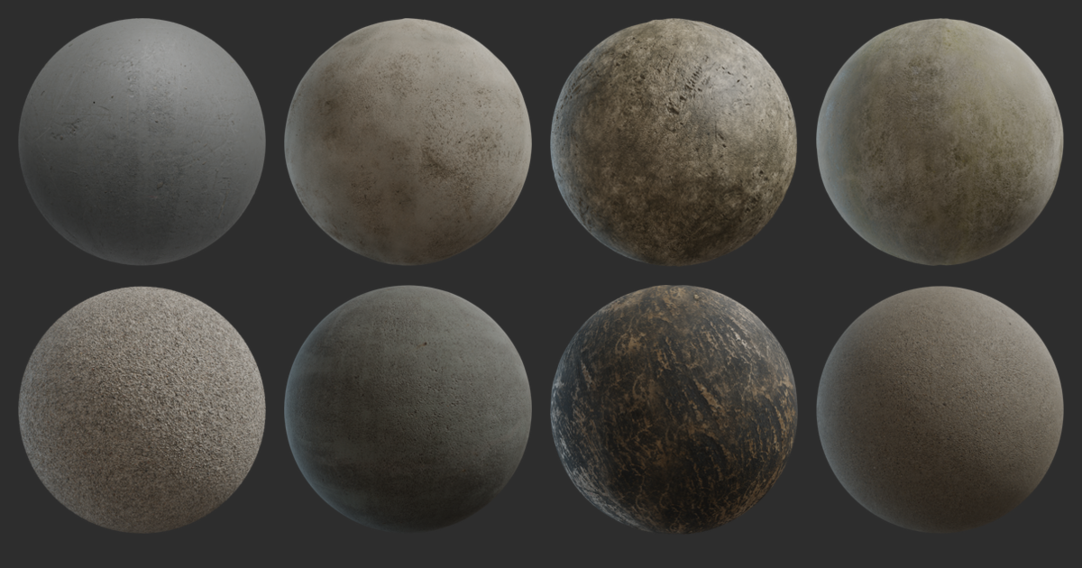 Textures: Floor > Man Made > Plaster-concrete • Poly Haven