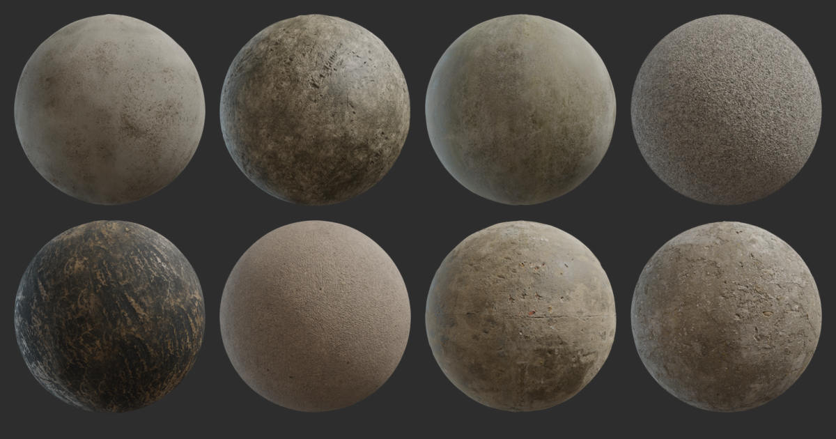 Textures: Floor > Outdoor > Man Made > Plaster-concrete • Poly Haven