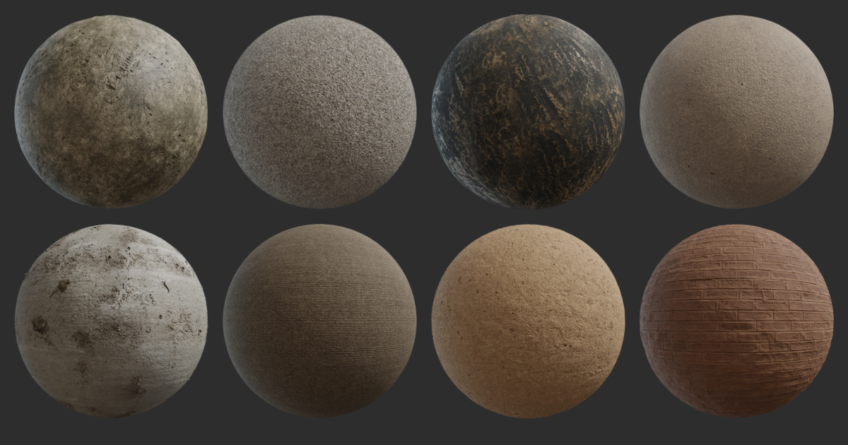 Textures: Floor > Plaster-concrete > Concrete > Outdoor • Poly Haven