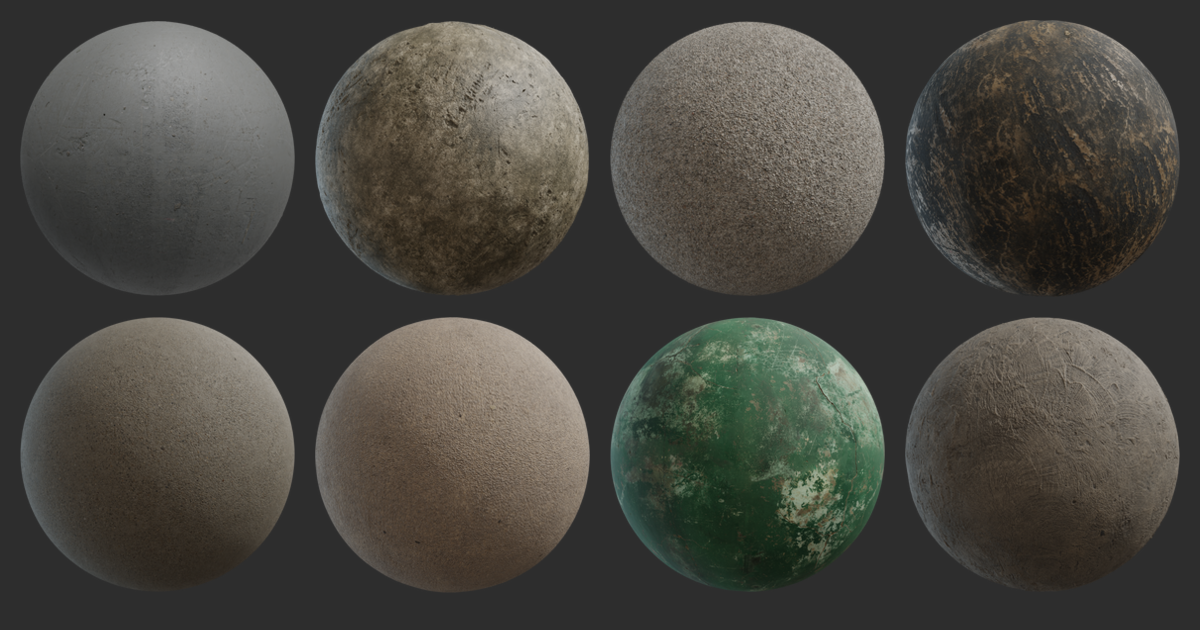 Textures: Floor > Plaster-concrete > Concrete • Poly Haven