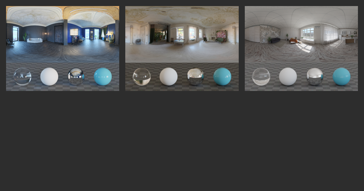 HDRIs: Indoor > Midday > Urban > Studio • Poly Haven
