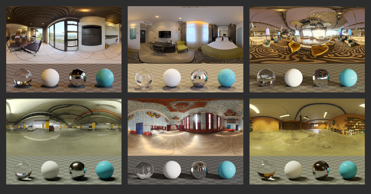 HDRIs: Indoor > Natural Light > Urban > High Contrast • Poly Haven