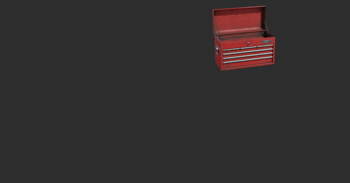 Models: Industrial > Props > Rigged > Containers • Poly Haven