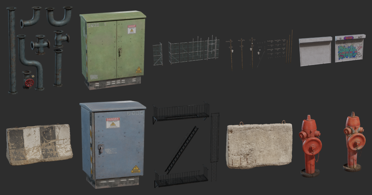 Models: Industrial > Structures • Poly Haven