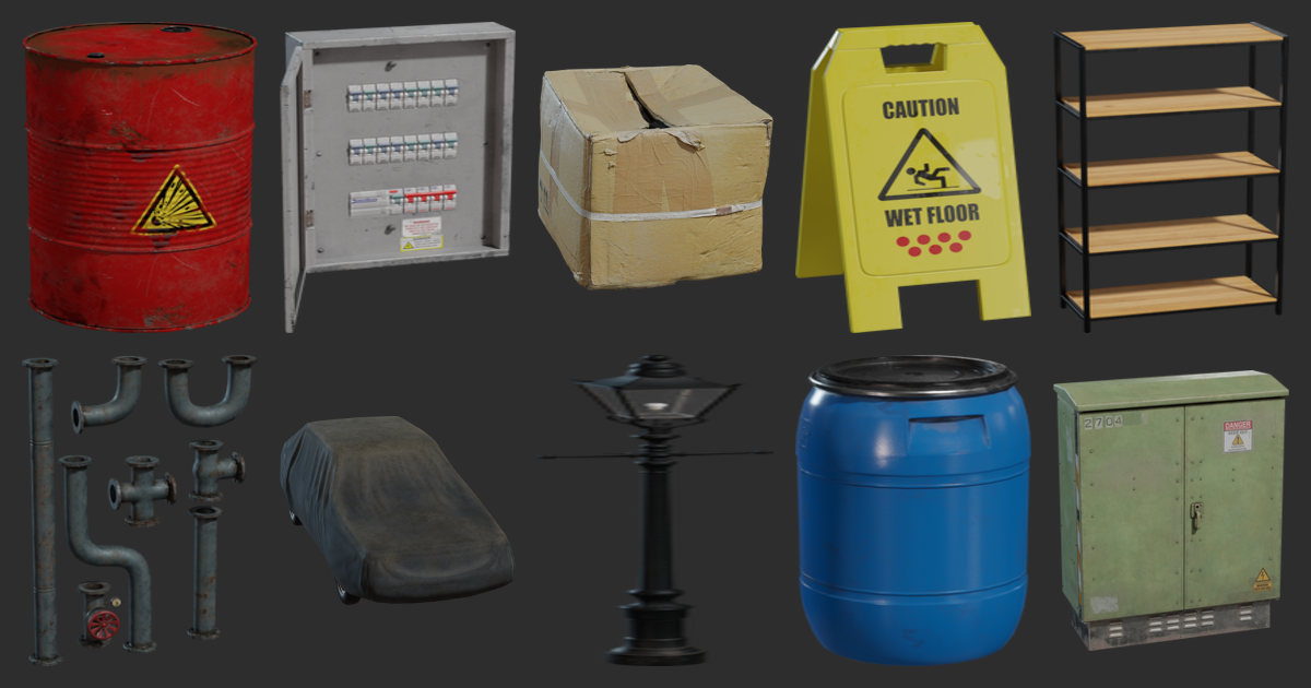 Models: Industrial • Poly Haven