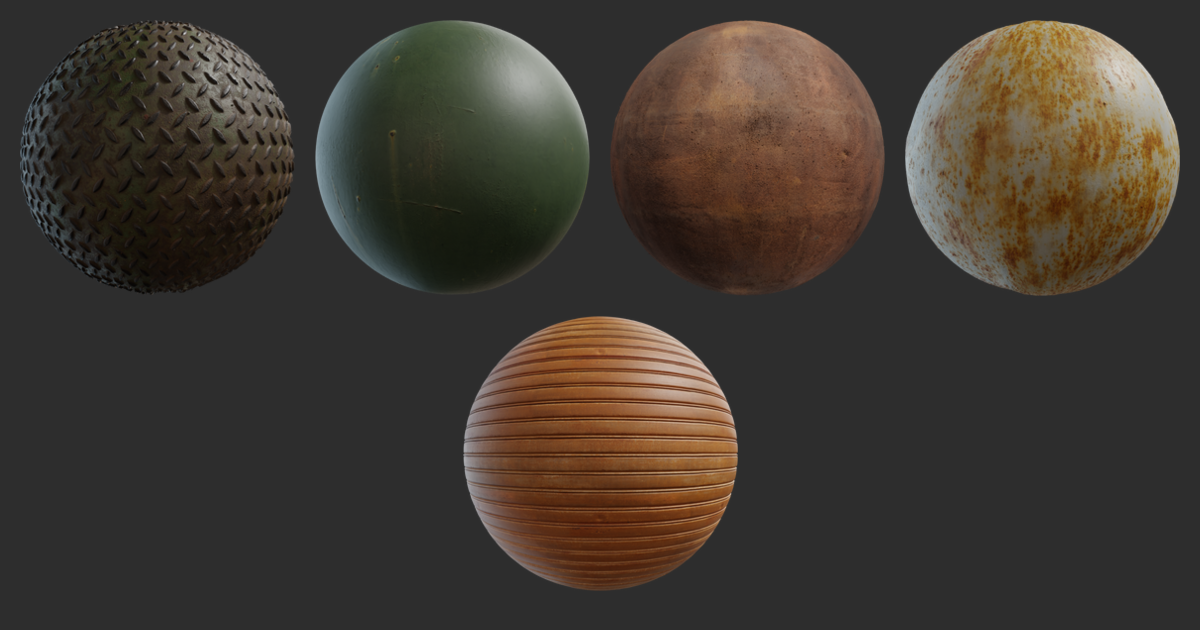 Textures: Metal > Man Made > Dirty • Poly Haven