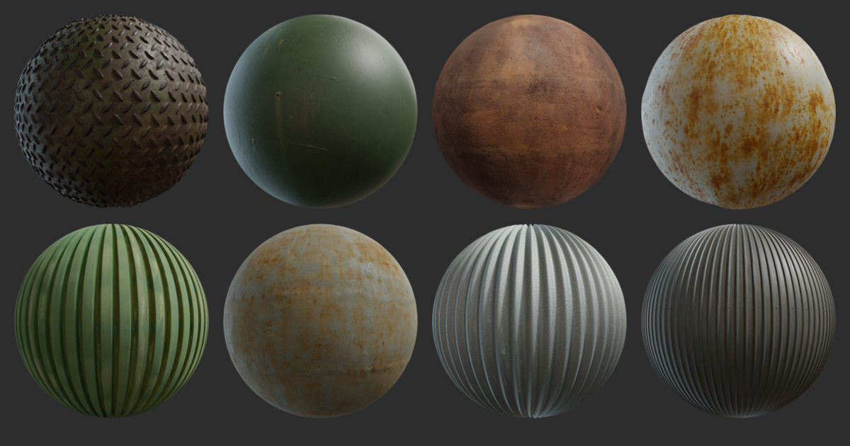 Textures: Metal > Man Made • Poly Haven