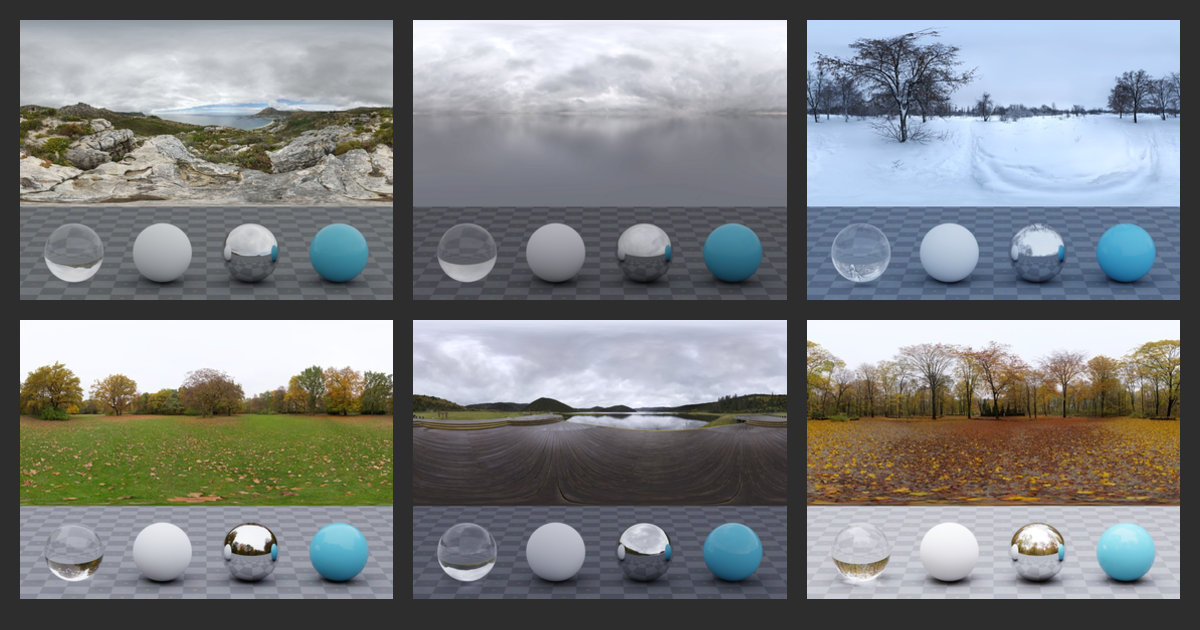 HDRIs: Nature > Midday > Low Contrast > Overcast • Poly Haven