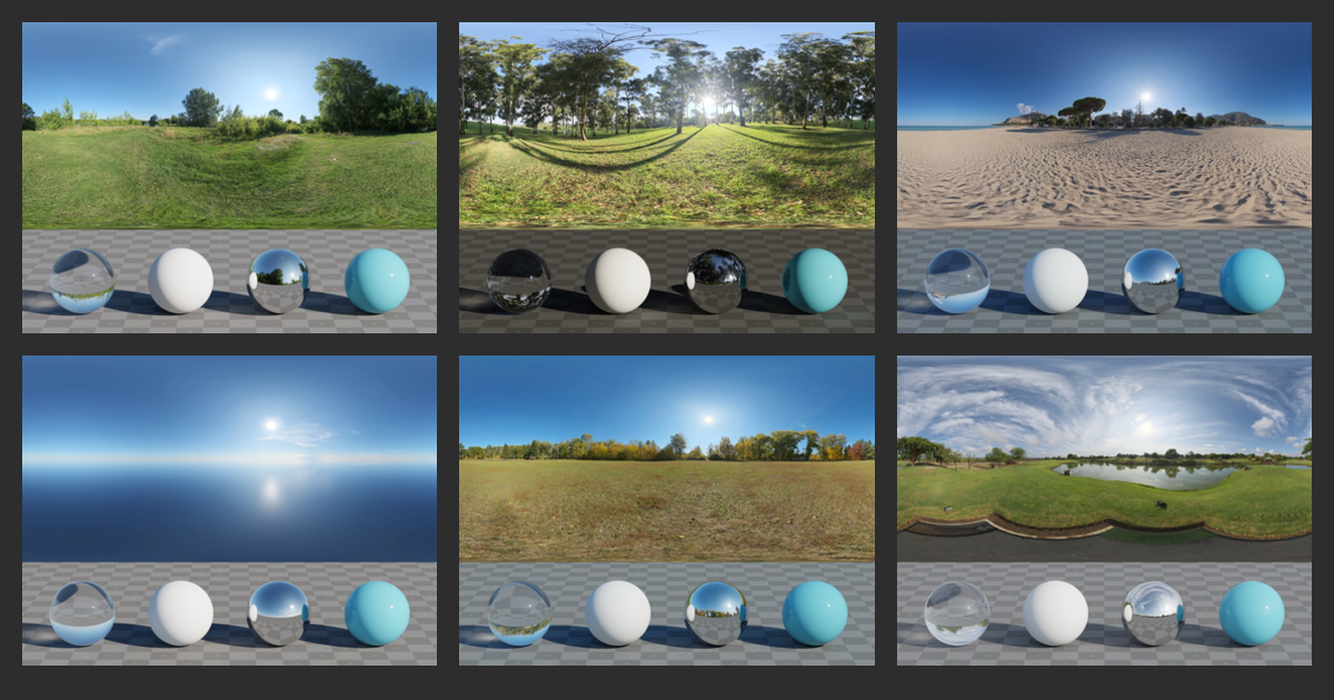 HDRIs: Nature > Morning-afternoon > Outdoor • Poly Haven