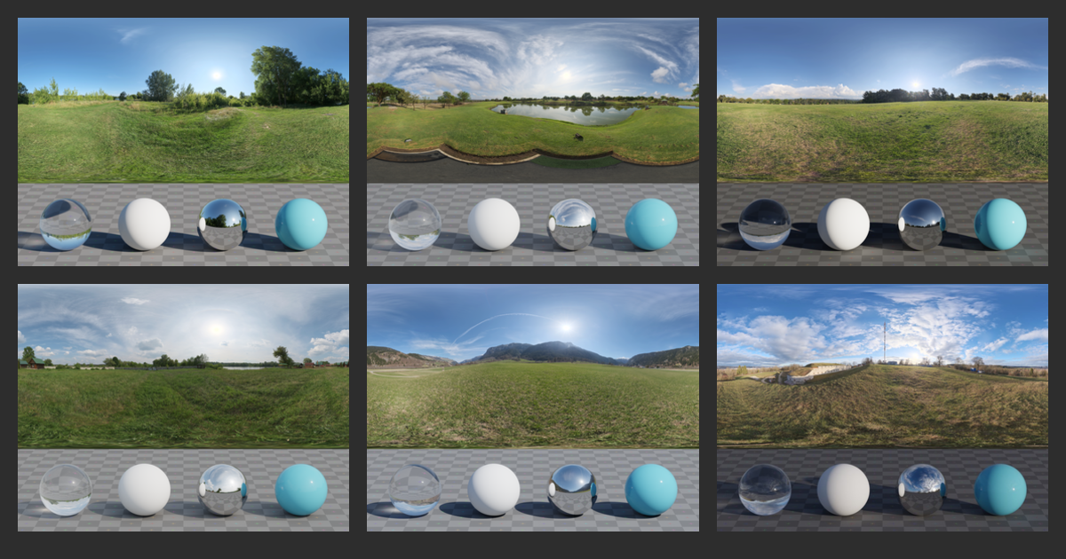 HDRIs: Nature > Morning-afternoon > Partly Cloudy > Outdoor • Poly Haven