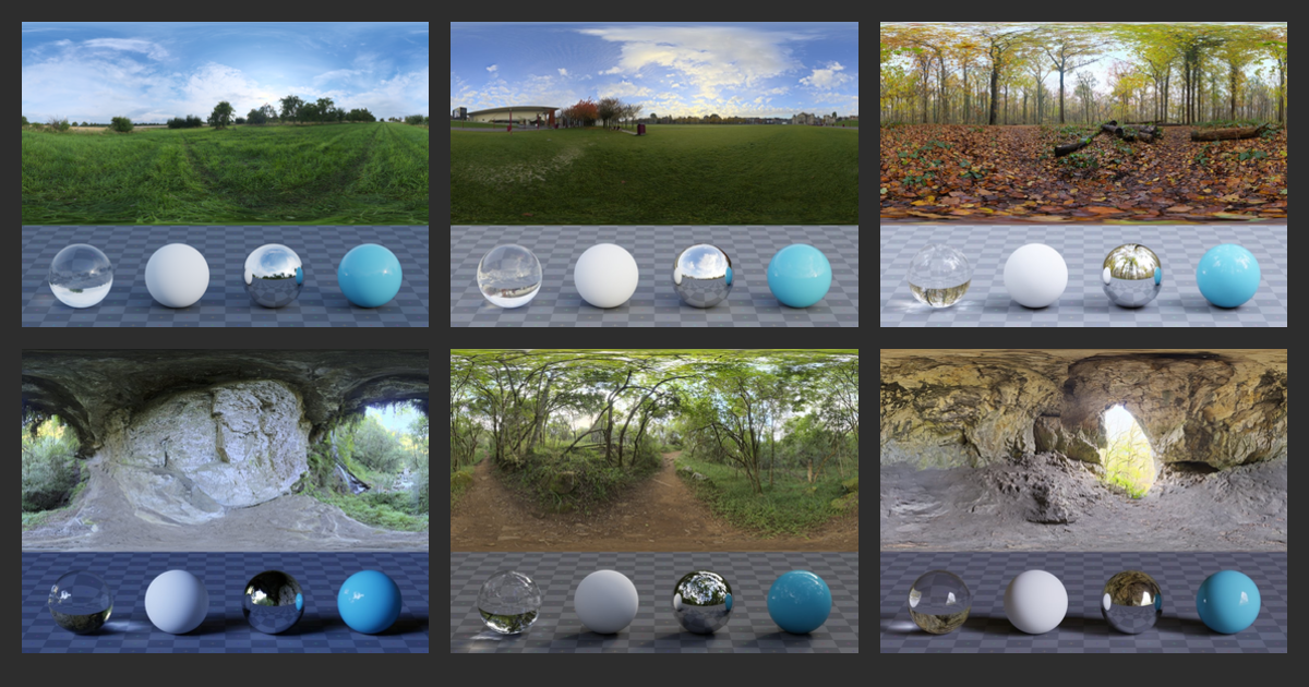 HDRIs: Nature > Natural Light > Morning-afternoon > Medium Contrast ...