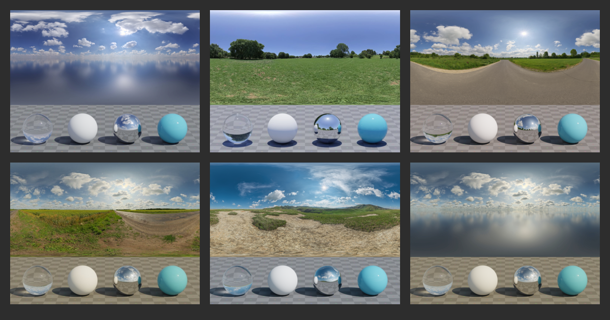 HDRI: Nature > Outdoor > Natural Light > Midday • Poly Haven