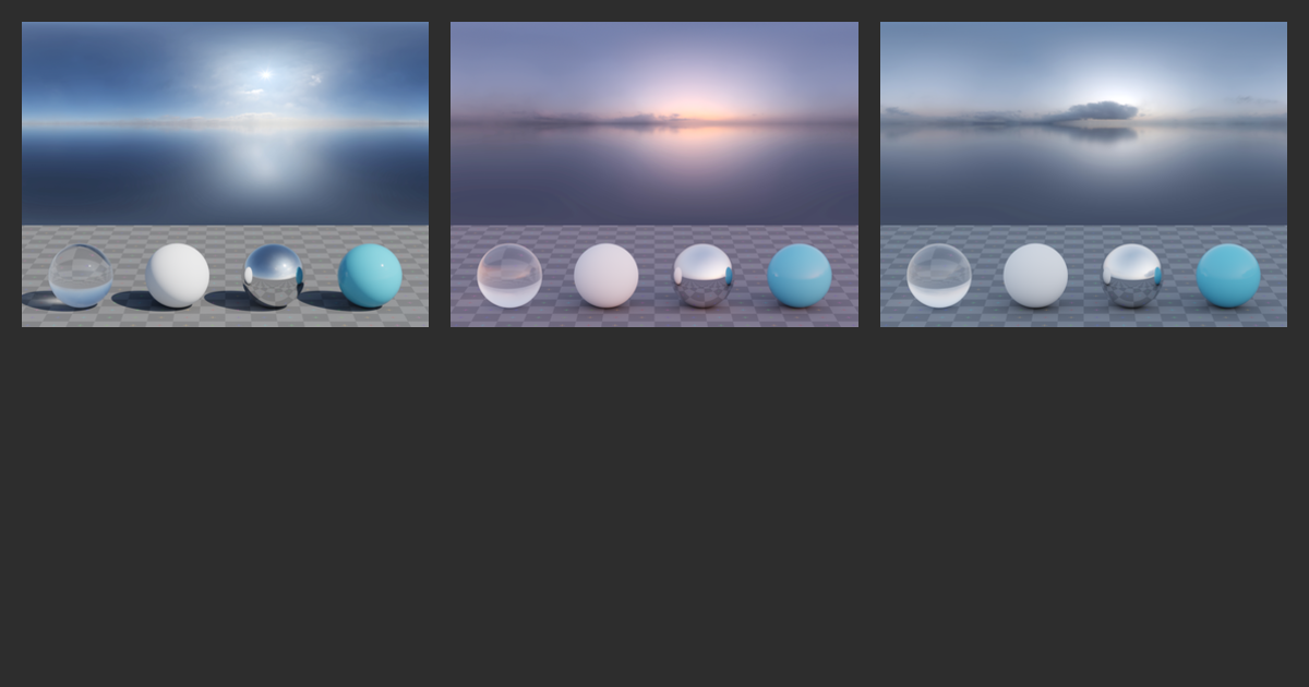 HDRIs: Nature > Pure Skies > Clear > Partly Cloudy • Poly Haven