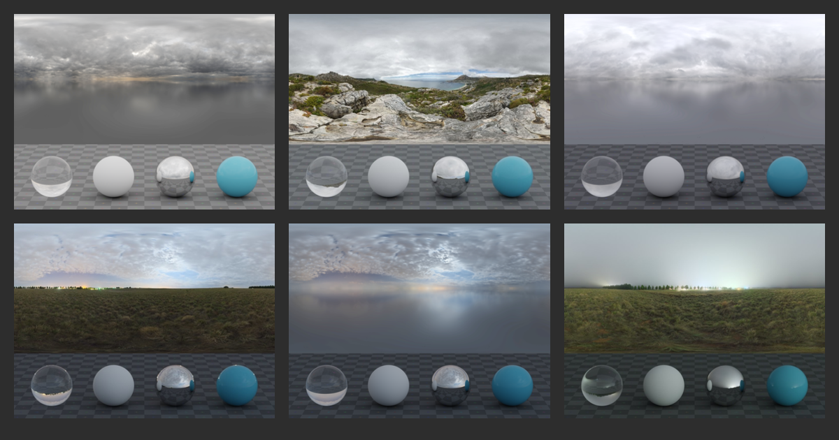 HDRIs: Nature > Skies > Overcast • Poly Haven