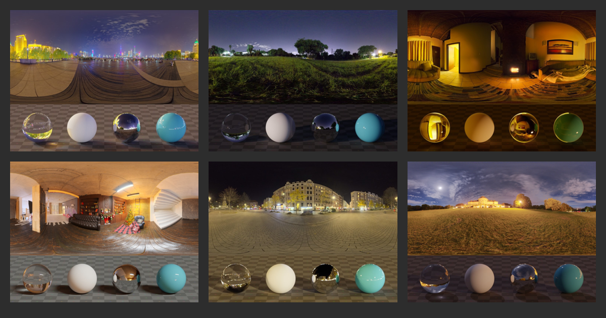 HDRIs: Night > High Contrast > Artificial Light > Urban • Poly Haven