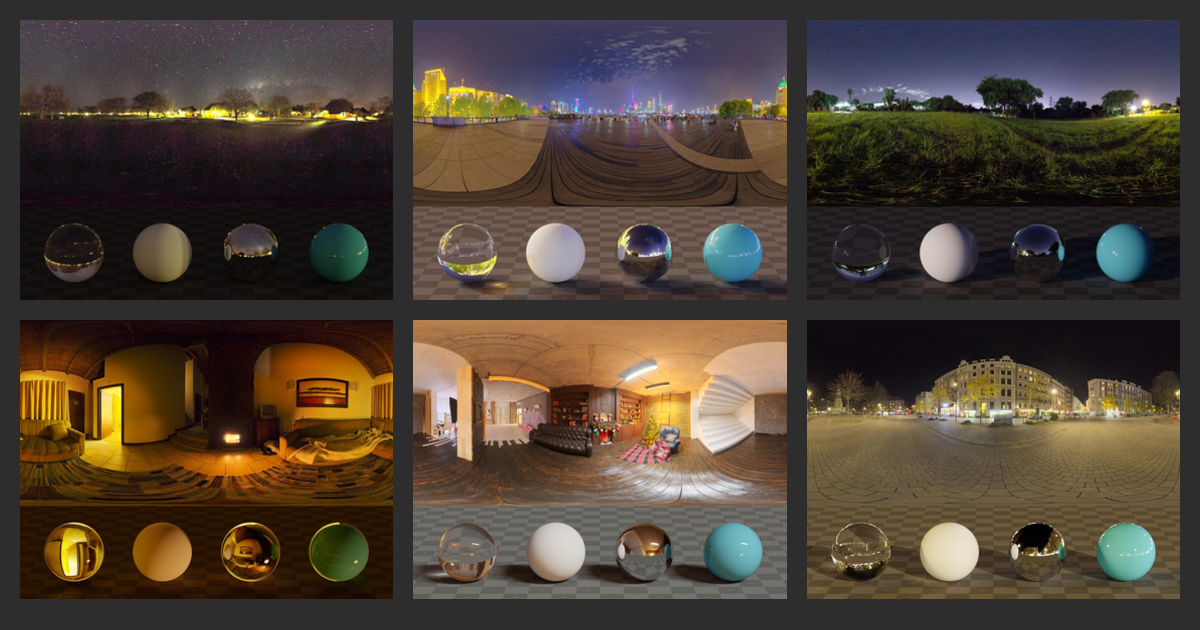 HDRIs: Night > High Contrast > Artificial Light • Poly Haven