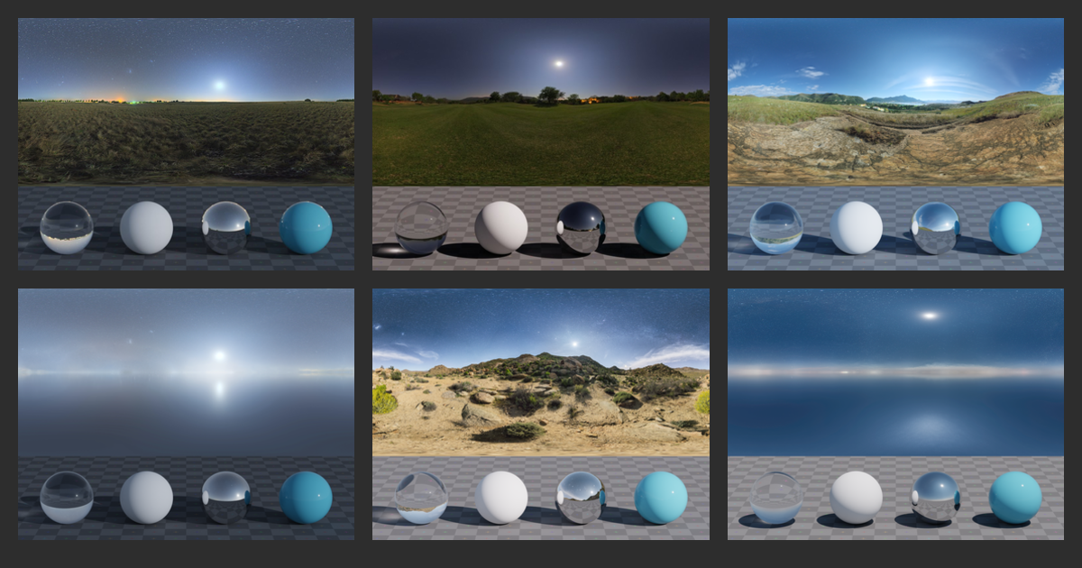 HDRIs: Night > Nature > Natural Light > High Contrast • Poly Haven