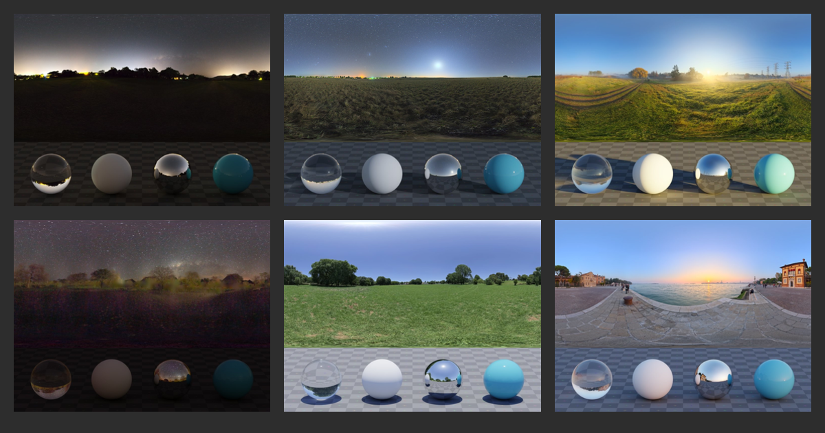 HDRI: Outdoor > Clear > Natural Light > Skies • Poly Haven