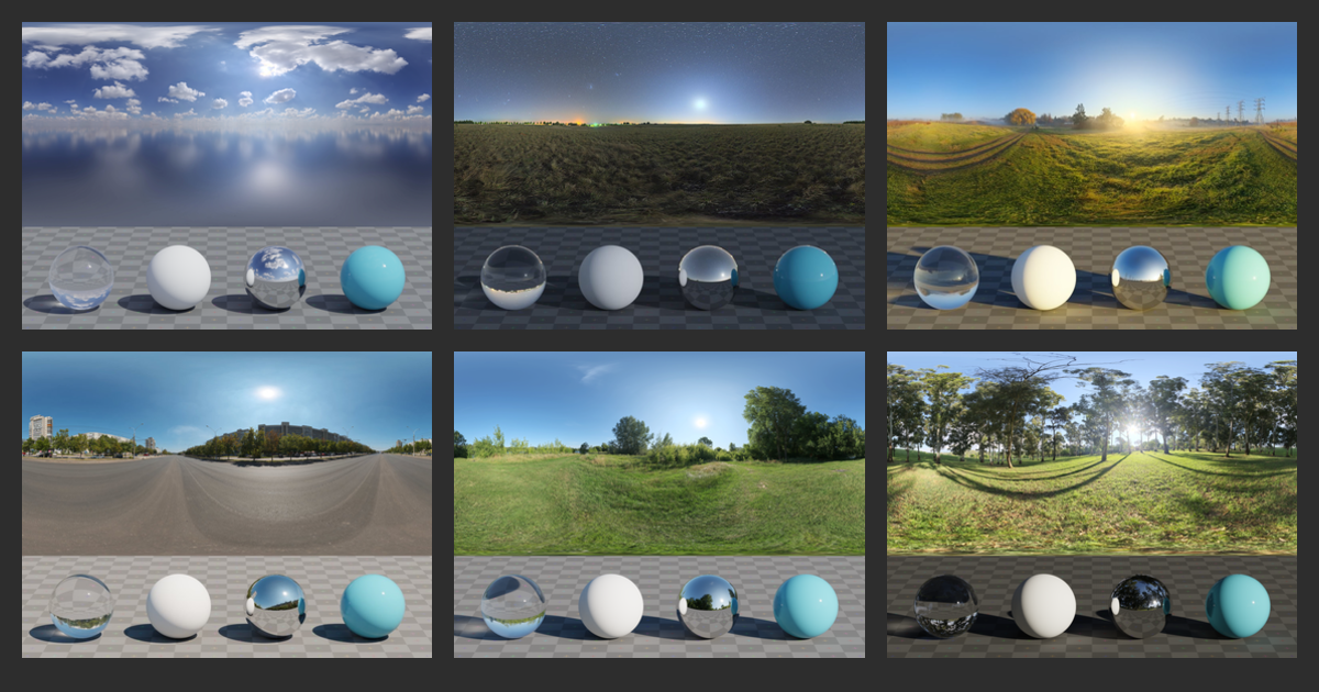 HDRIs: Outdoor > High Contrast > Natural Light • Poly Haven