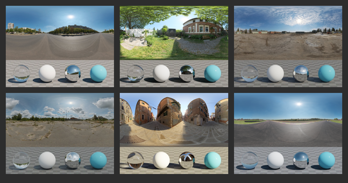 HDRIs: Outdoor > High Contrast > Urban > Midday • Poly Haven