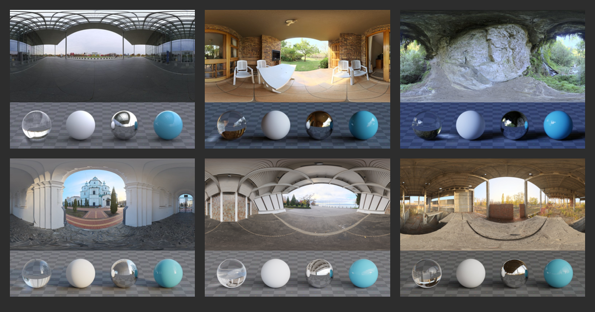 HDRI: Outdoor > Indoor • Poly Haven