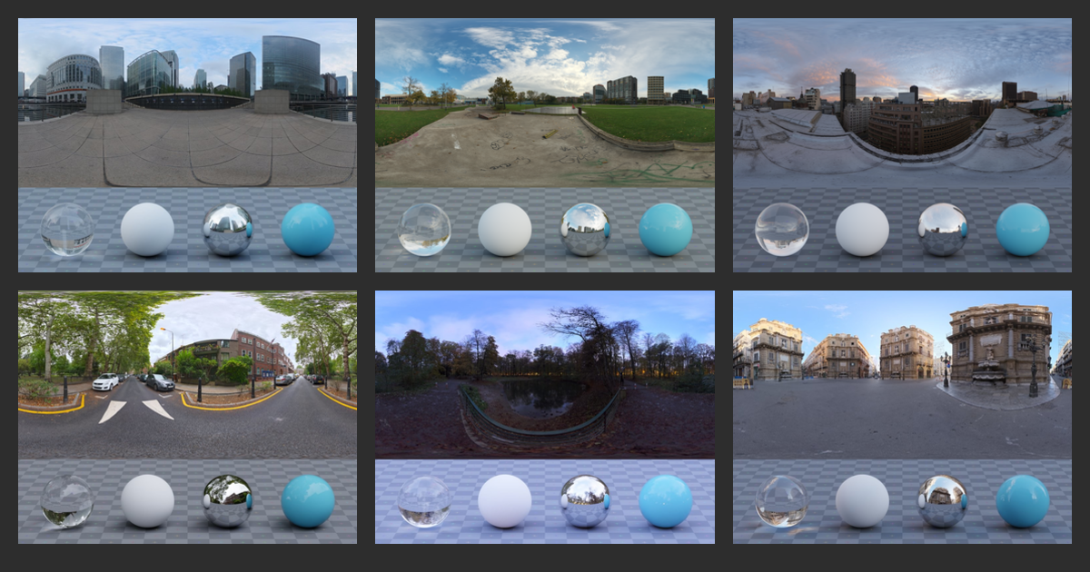 HDRIs: Outdoor > Low Contrast > Urban • Poly Haven