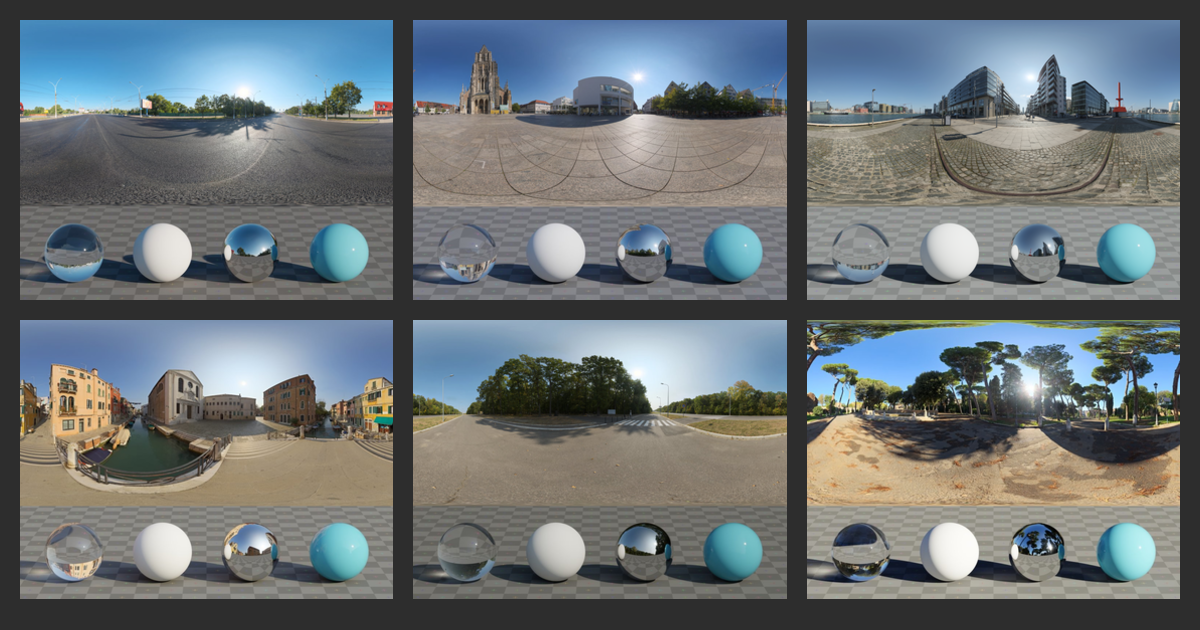HDRIs: Outdoor > Morning-afternoon > Clear > Urban • Poly Haven