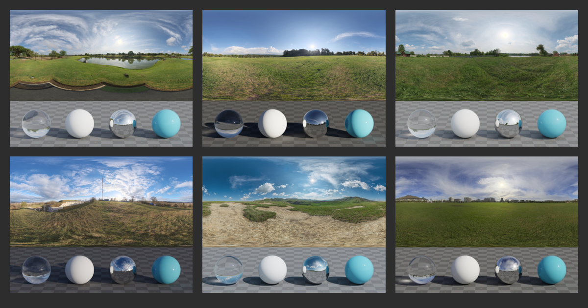 HDRIs: Outdoor > Morning-afternoon > Skies > Partly Cloudy • Poly Haven