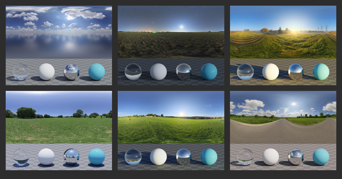 HDRIs: Outdoor > Natural Light > High Contrast > Skies • Poly Haven