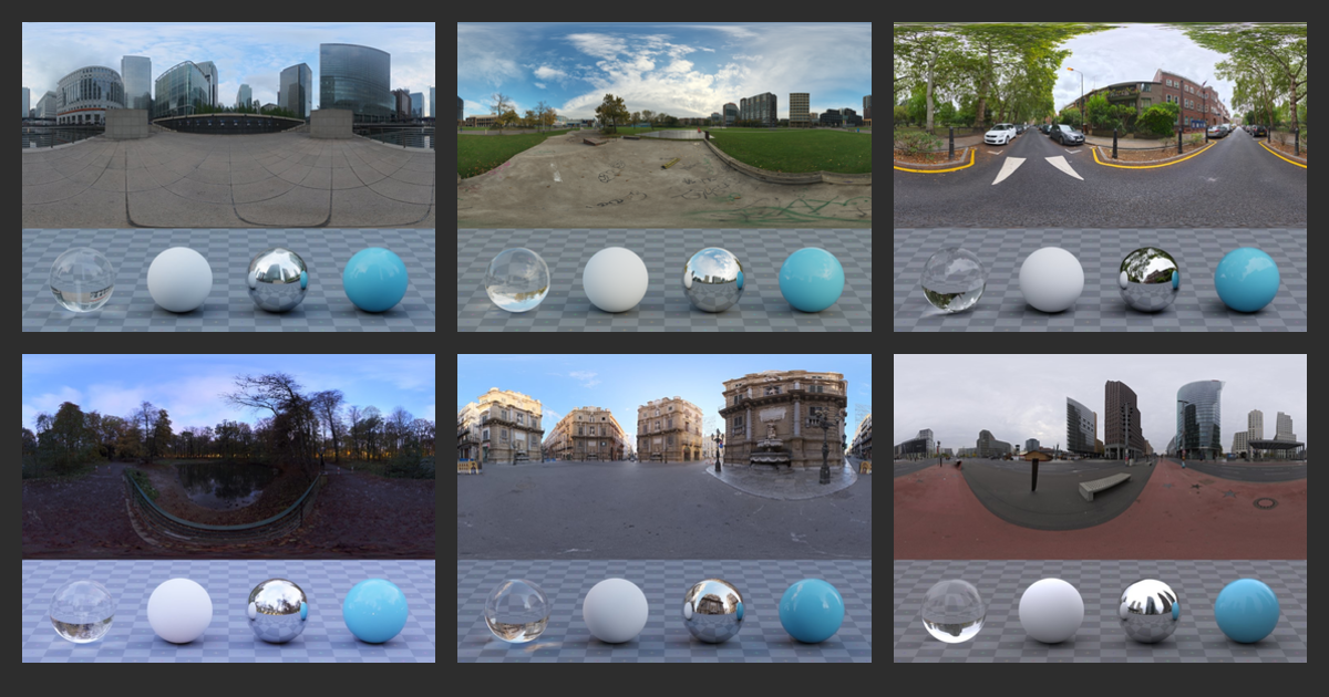 HDRIs: Outdoor > Natural Light > Urban > Low Contrast • Poly Haven