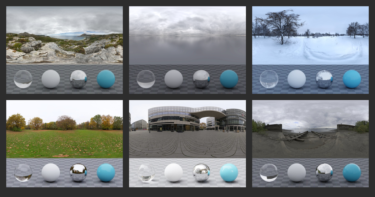 HDRIs: Outdoor > Overcast > Low Contrast > Midday • Poly Haven