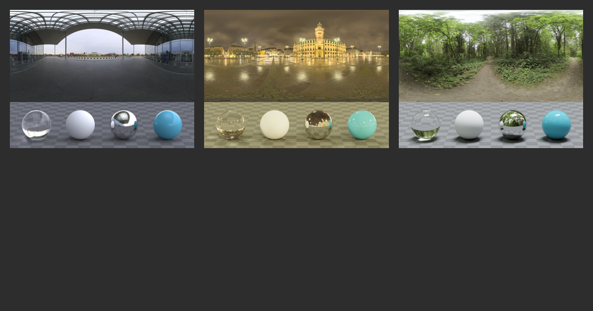 HDRIs: Outdoor > Overcast > Natural Light > Medium Contrast • Poly Haven
