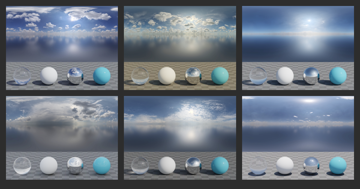 HDRIs: Outdoor > Partly Cloudy > Midday > Pure Skies • Poly Haven