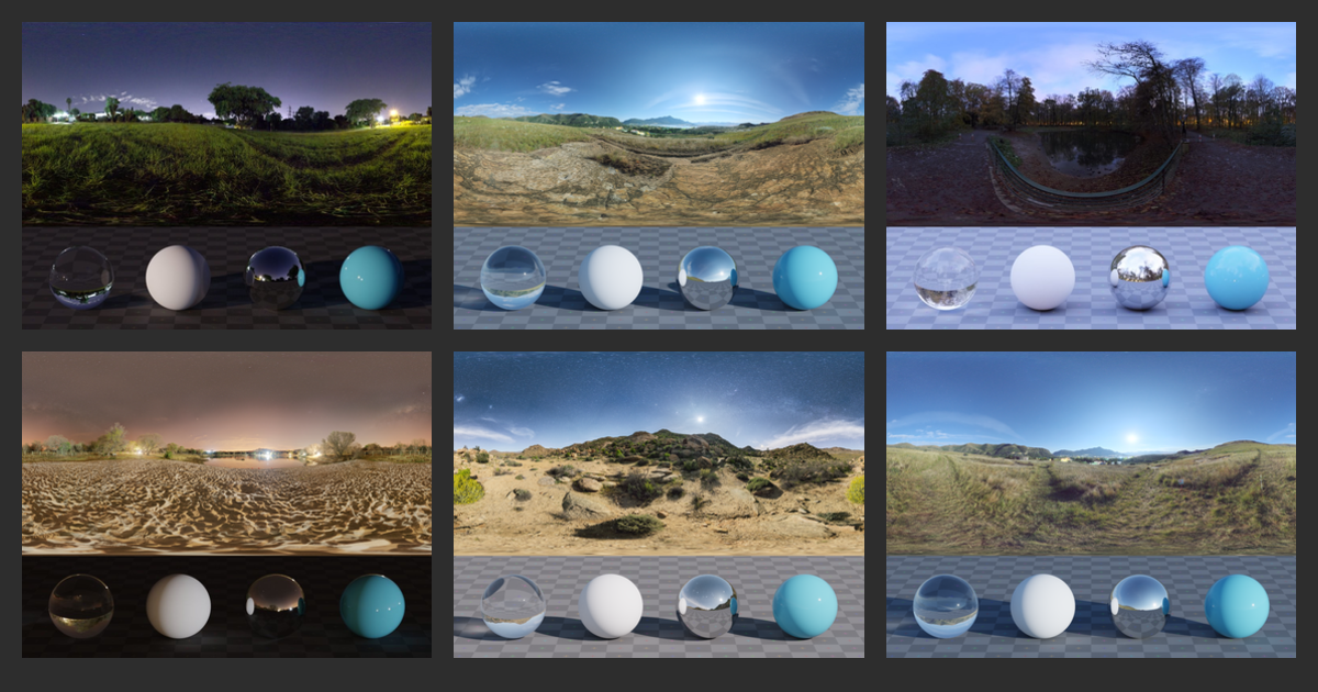 HDRIs: Outdoor > Partly Cloudy > Night > Nature • Poly Haven