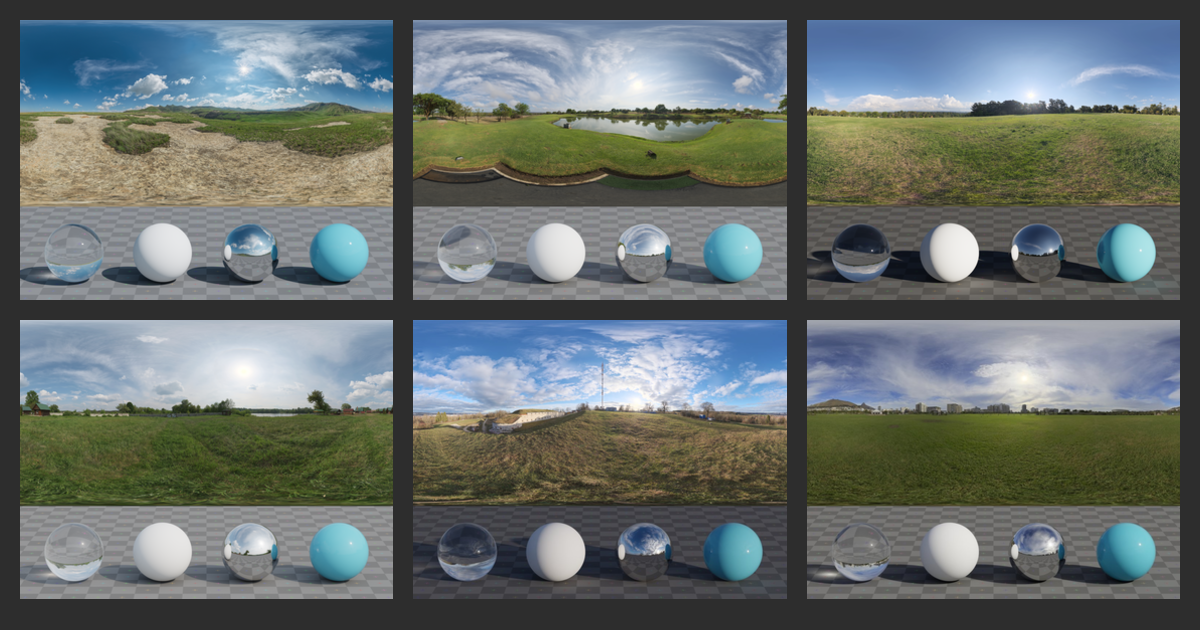 HDRI: Outdoor > Partly Cloudy > Skies > Morning-afternoon • Poly Haven